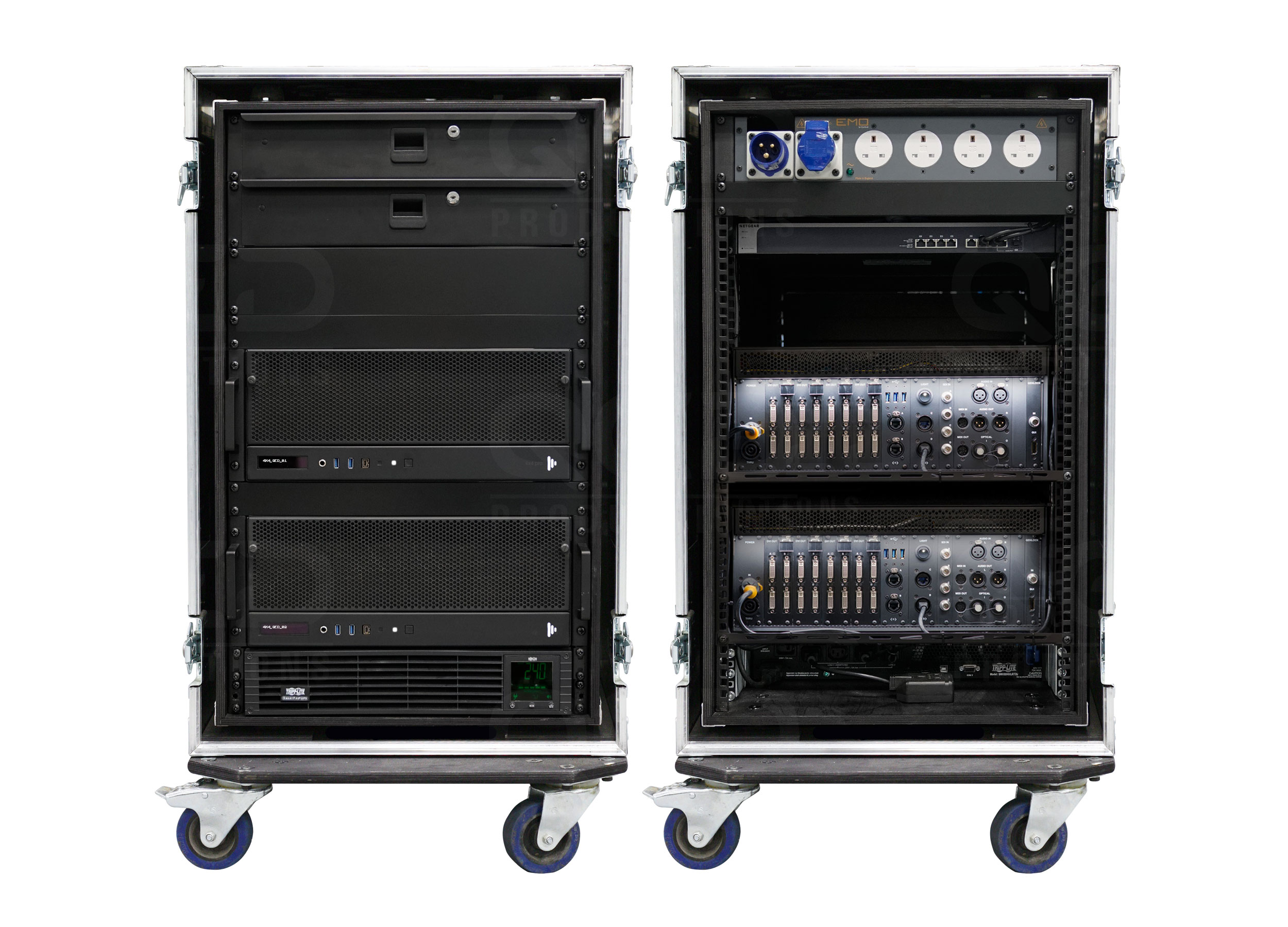 QED Productions | Equipment | DISGUISE 4x4pro rack