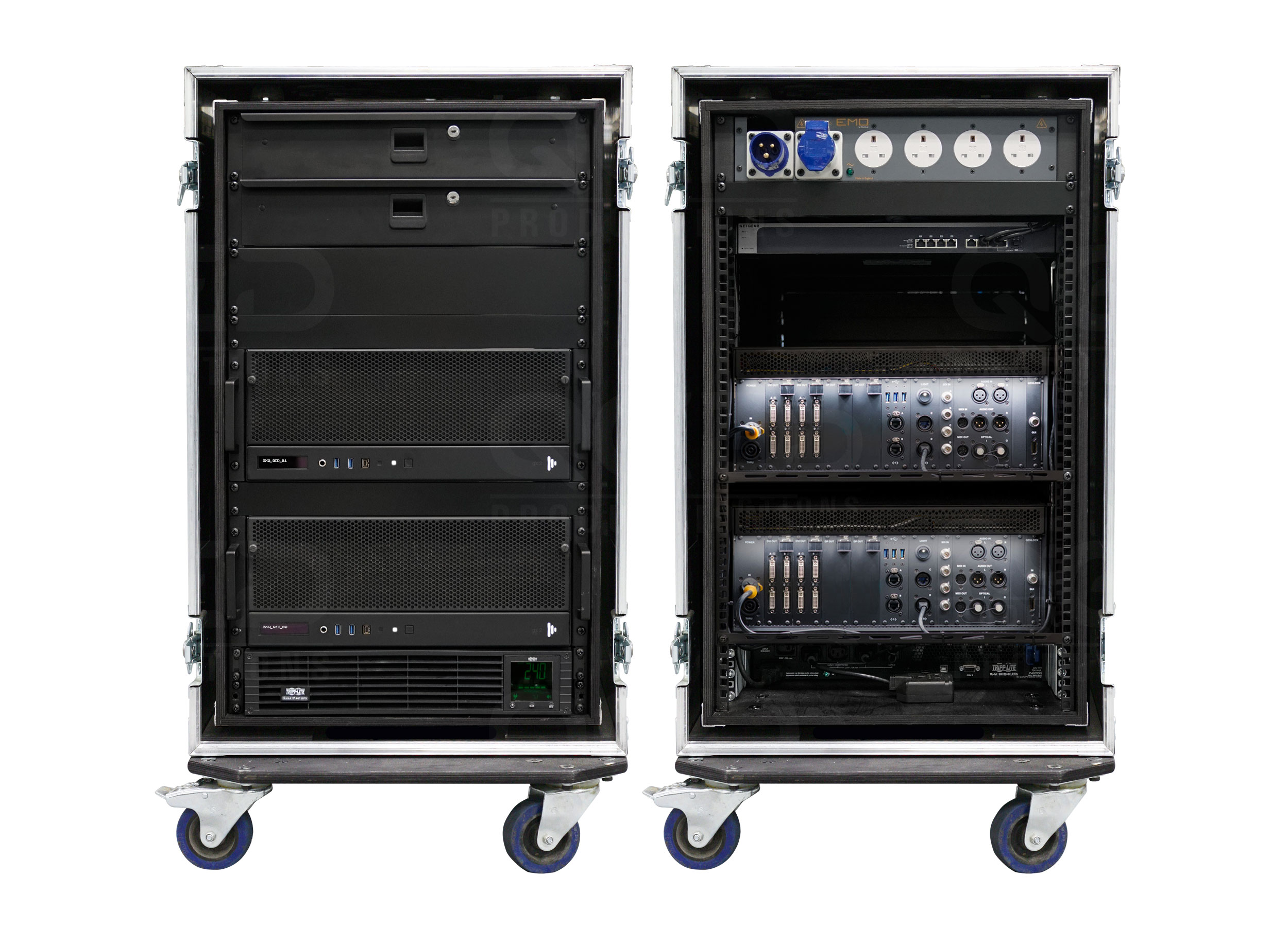 QED Productions | Equipment | disguise (d3) gx2 rack with Notch Playback